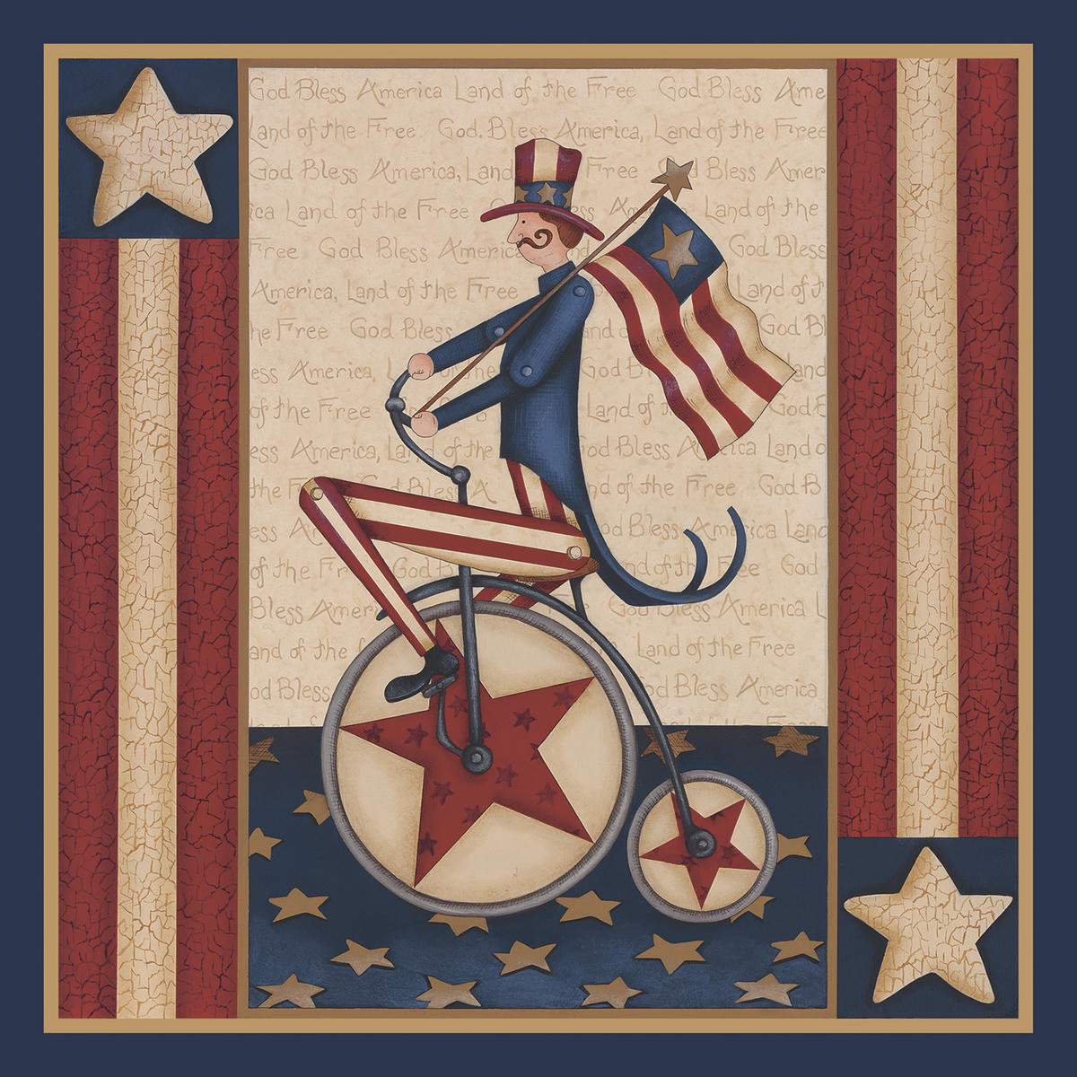 Star Spangled Boy by Leslie J. Beck | Paper Print | Custom Prints and ...