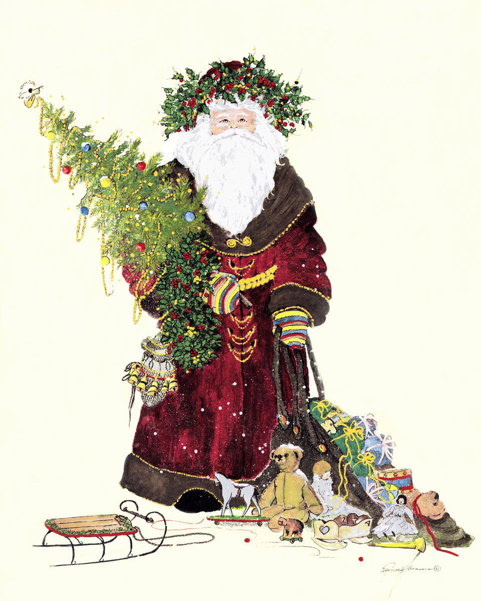 Santa's Gifts by Peggy Abrams | Paper Print | Custom Prints and Framing ...