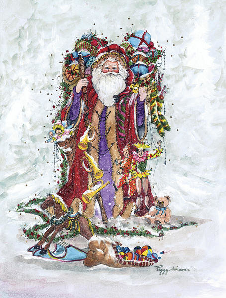 Peggy Abrams - Christmas On Its Way - Art Print - Global Gallery