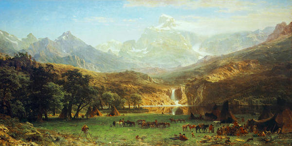 Albert Bierstadt - The Rocky Mountains, Lander's Peak - Art Print ...