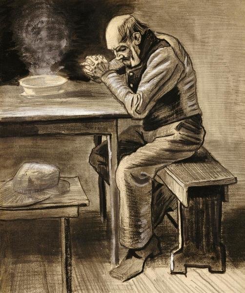 Vincent Van Gogh - The Prayer - Art Print - Global Gallery