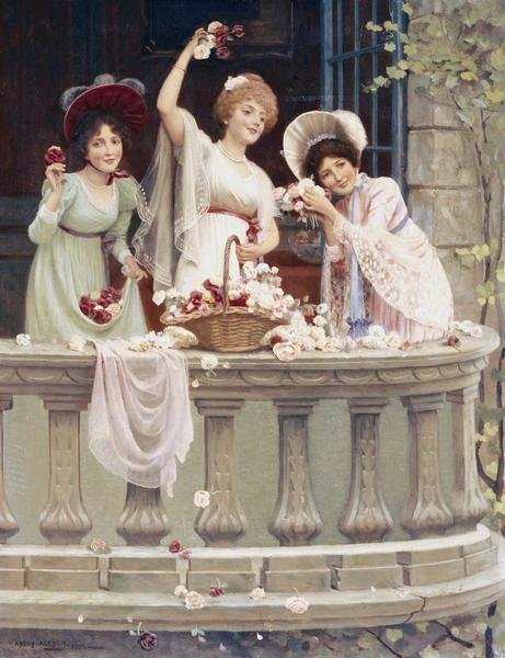 Abbey Altson - On The Balcony - Art Print - Global Gallery