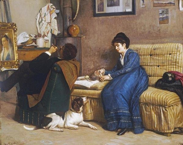 Giovanni Costa - In The Studio - Art Print - Global Gallery