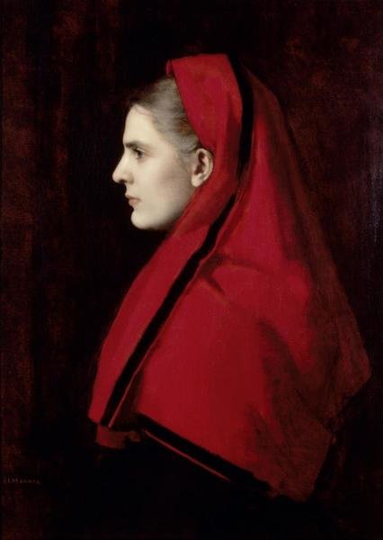 Jean Jacques Henner - Fabiola - Art Print - Global Gallery