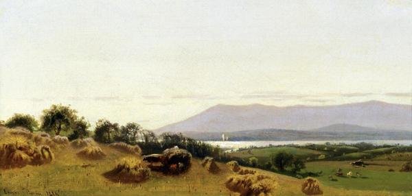 Ernest Parton - Harvesting - Art Print - Global Gallery
