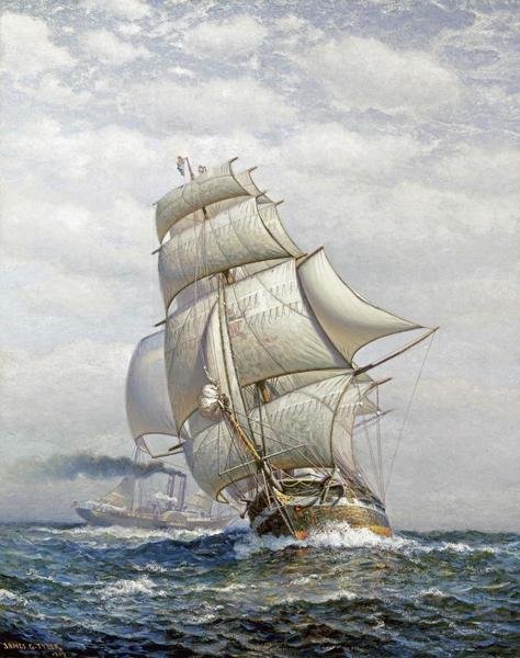 James Gale Tyler - Full Sail - Art Print - Global Gallery