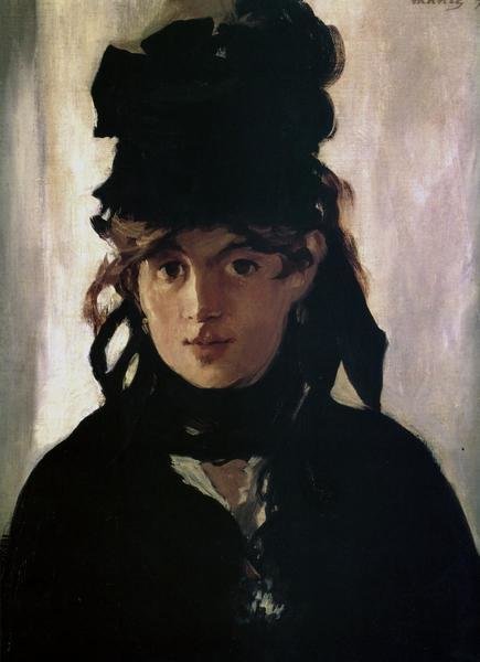 Edouard Manet - Berthe Morisot with a Bouquet of Violets, 1872 - Art ...