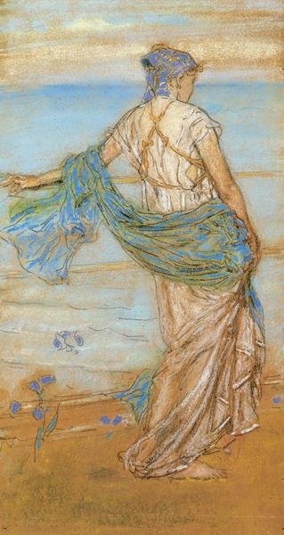 James McNeill Whistler - Annabel Lee Niobe 1890 - Art Print - Global ...