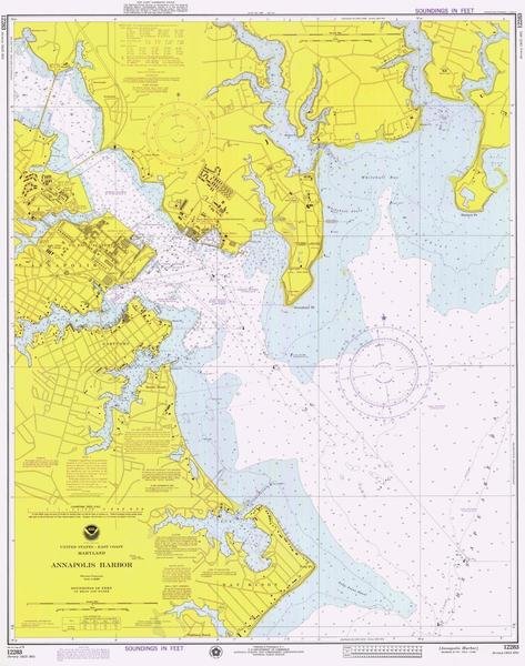NOAA Historical Map and Chart Collection - Nautical Chart - Annapolis ...
