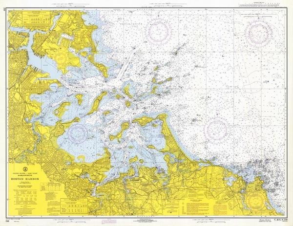 NOAA Historical Map and Chart Collection - Nautical Chart - Boston ...