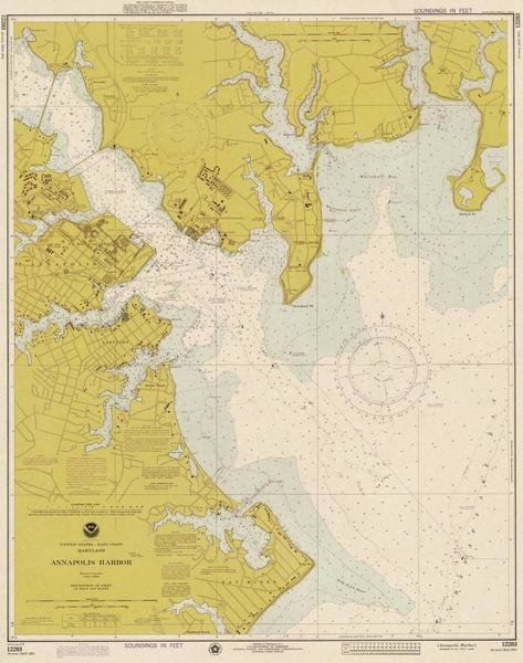 NOAA Historical Map and Chart Collection - Nautical Chart - Annapolis ...