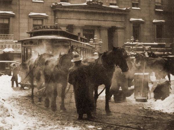 Alfred Stieglitz - The Terminal, New York City, 1893 - Art Print ...