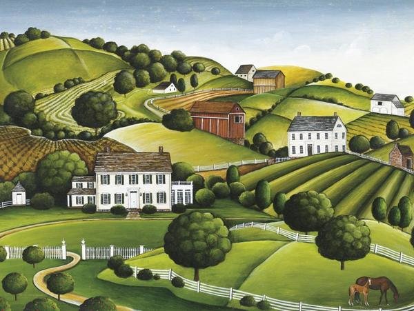 David Carter Brown - Apple Valley - Art Print - Global Gallery