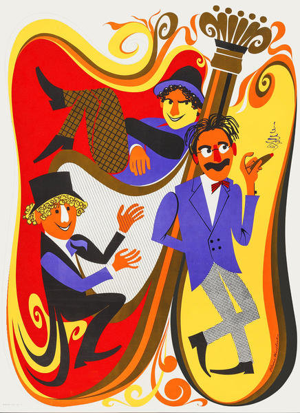 Hollywood Photo Archive - Marx Brothers - Cartoon - Zany - Art Print ...